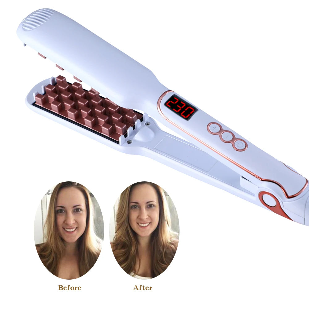 Hair Volumizing Iron Ceramic Corrugated Hair Curler – ThingsForUs.store